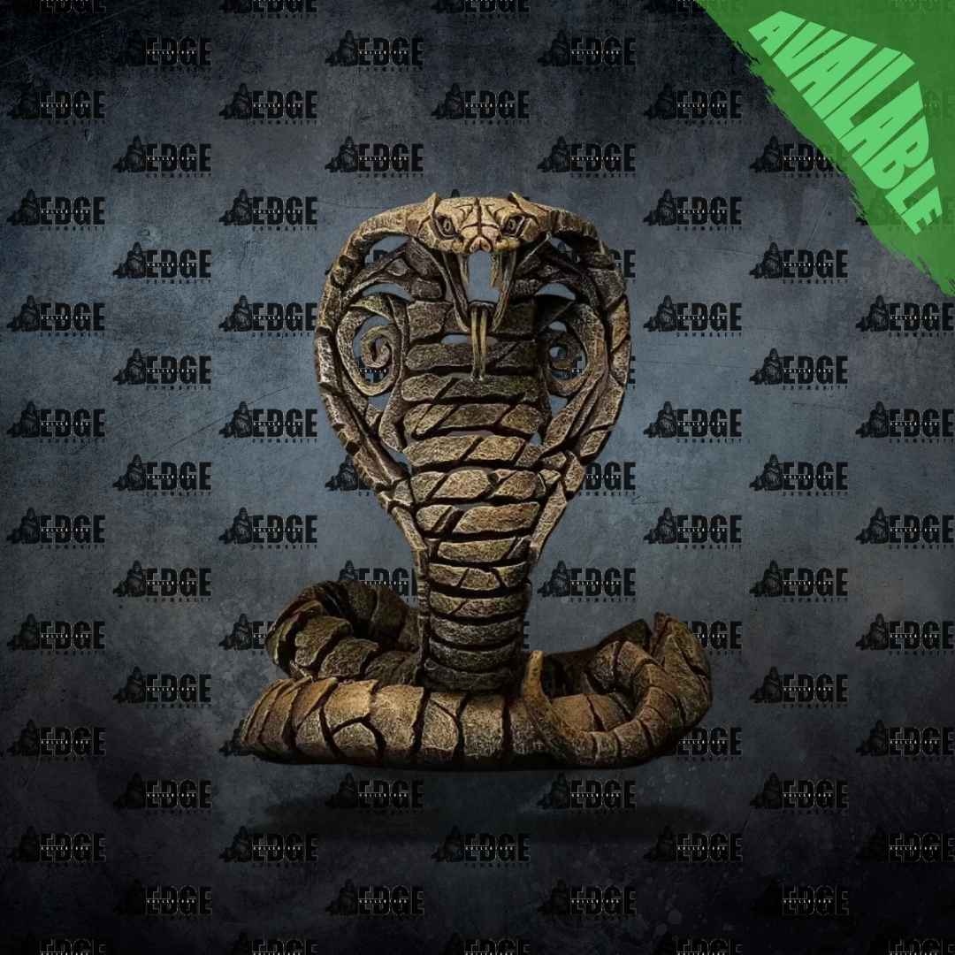 ED11D Cobra Snake - figure (Desert) - Edge Sculpture Collectors Community