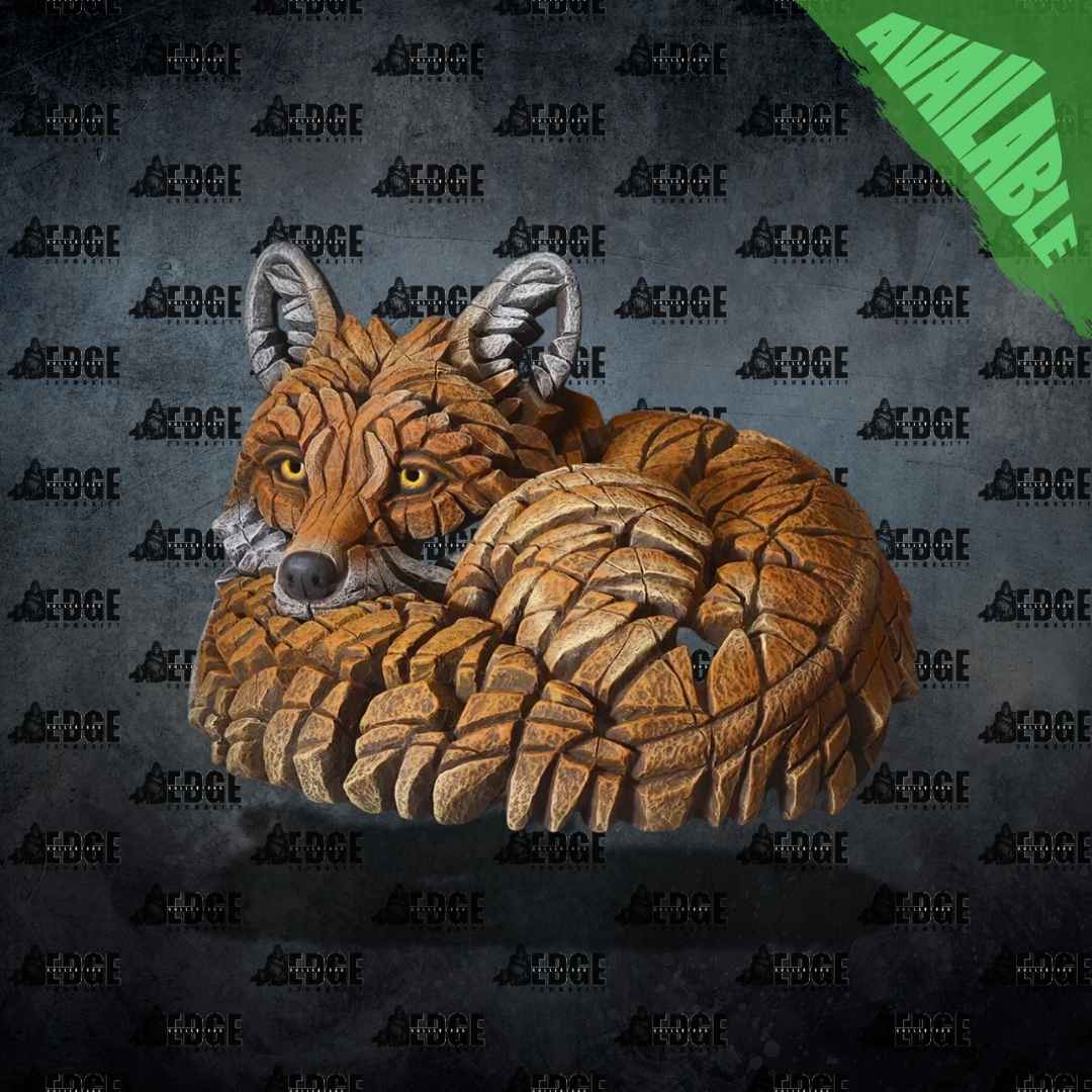 ED49 Curled Up Fox - Figure - Edge Sculpture Collectors Community
