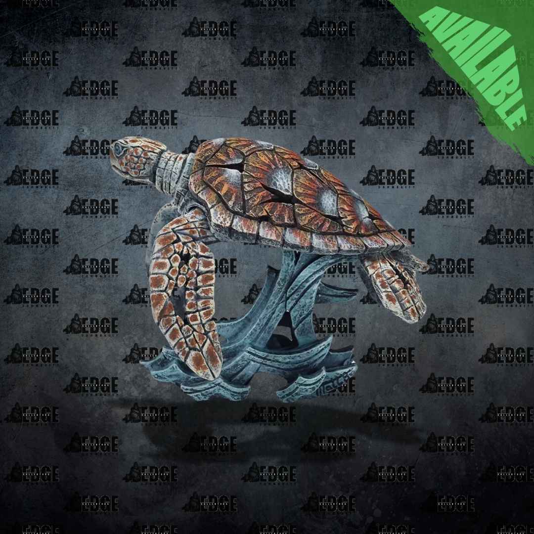EDMIN06 Sea Turtle - Miniature - Edge Sculpture Collectors Community