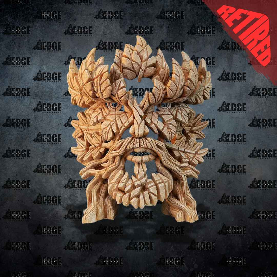 EDB16S Green Man - Bust (Stone) - Edge Sculpture Collectors Community