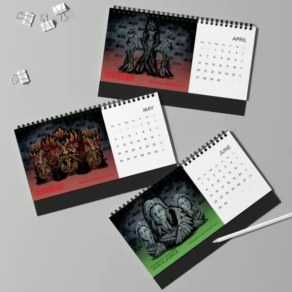 2026 Mythical Creatures Calendar - Edge Sculpture Collectors Community