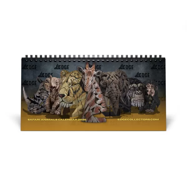 2026 Safari Animals Calendar - Edge Sculpture Collectors Community